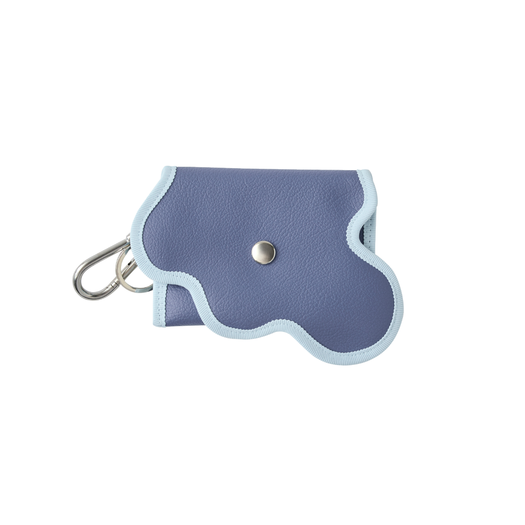 broken wave purse E / pansy × pistachio – nori enomoto